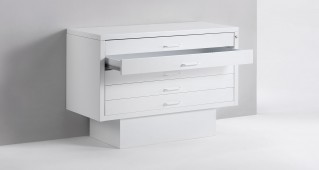 Archival flat drawer cabinets, Shop and museum drawer units - Emme Italia